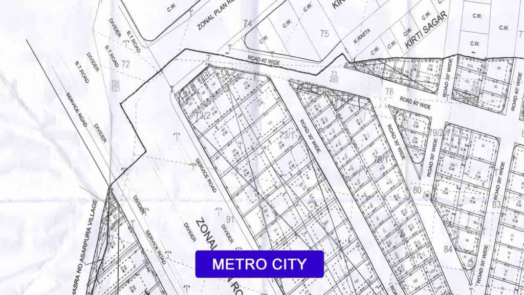 Metro City PRN Plot for Sale in Mangyawas Mansarovar Jaipur